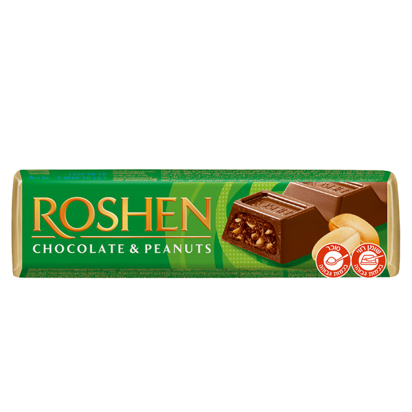 ROSHEN CHOCOLATE BAR BATONCHIK W PEANUTS FILLING 38GR | Supermarket ...