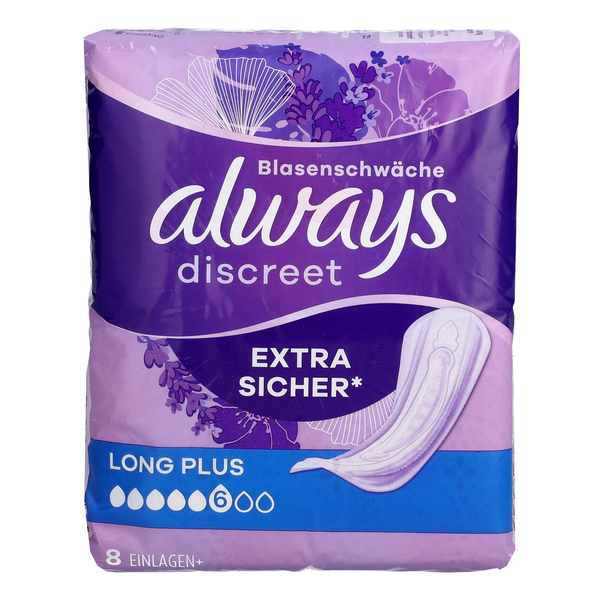 Always Discreet- Bandages for Night Incontinence Long Plus 8pcs ...