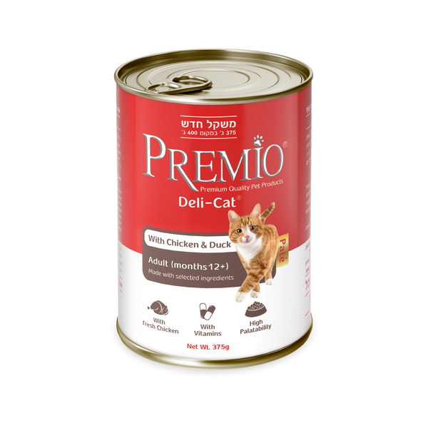 Premio Chicken Duck Adult 375g | סופרמרקט קרוב אליי בירושלים ...