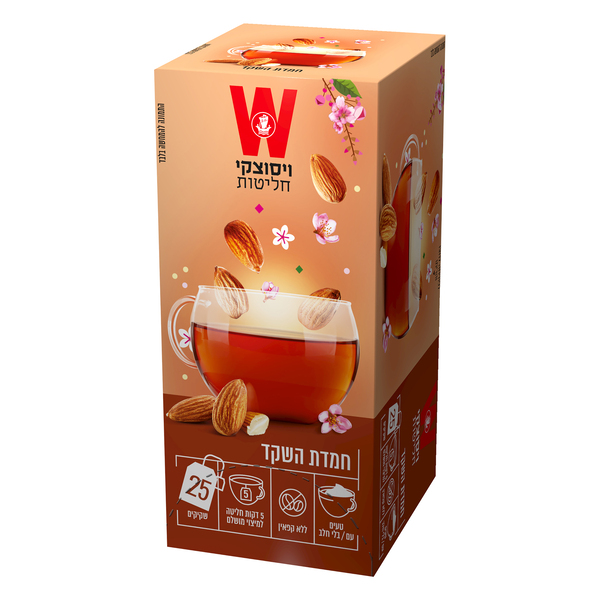 ויסוצקי תה חמדת השקד | ויקטורי אונליין