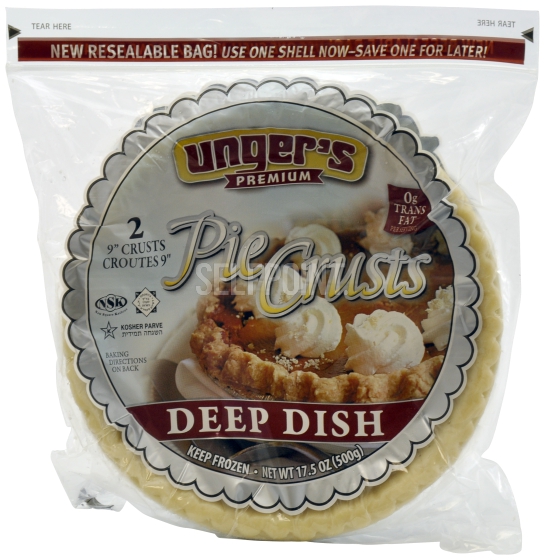 9" Deep Dish Pie Crusts 2 ct | Glatt 27