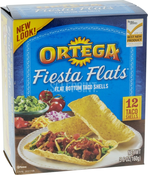 Fiesta Flats Flat Bottom Taco Shells | Seabras Market