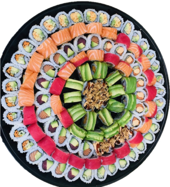 100 Piece Sushi Platter | Seven Mile Market