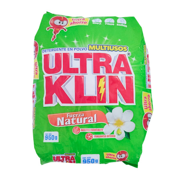 DETERGENTE FUERZA NATURAL ULTRAKLIN 950G | El Fuerte