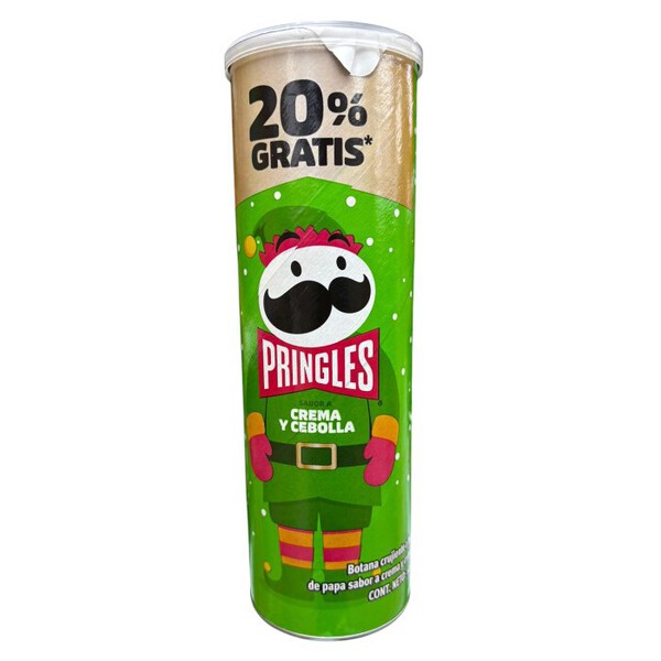 PAPAS CREMA CEBOLLA CRISPS PRINGLES 149G | El Fuerte