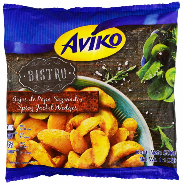 PAPAS FRITAS SPICY WEDGES 500G AVIKO | El Fuerte