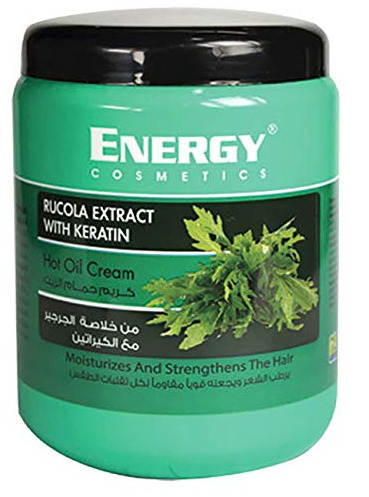 Energy Cosmetics Hot Oil Hair Cream With Keratin & Rucola Extract ...