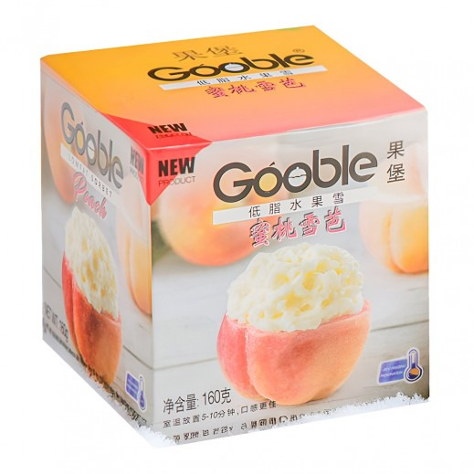 Gooble Peach Sorbet Ice Cream | City Hypermarket Kuwait Online