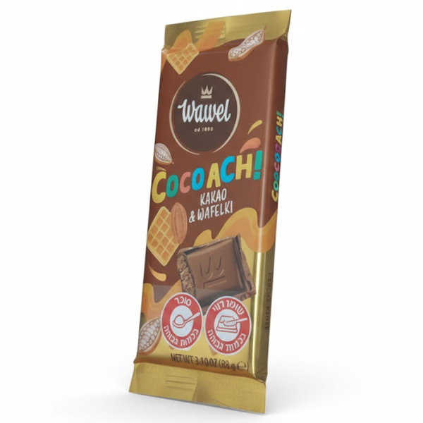 טבלת שוקולד במילוי קרם וופל 88גרם Wawel | מאי מרקט