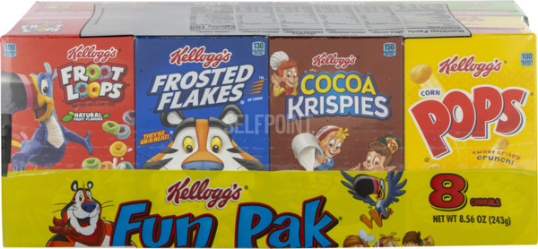 Kellogg Fun Pak 8 Cereals | Evergreen