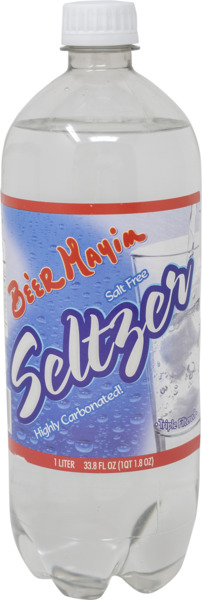 Beer Mayim Plain Seltzer 1L | Moisha's Supermarket