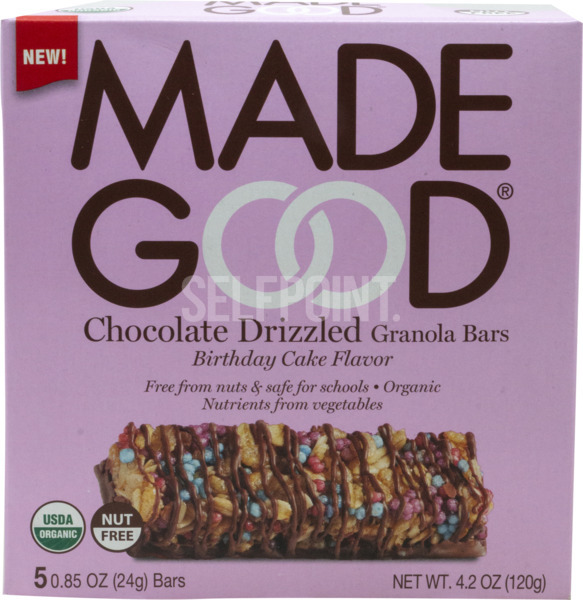 Organic Chocolate Drizzled Bars 5 ct | Evergreen