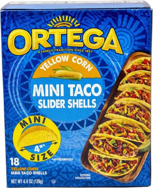 Yellow Corn Mini Taco Slider Shells 18Ct | Savours Fresh Market ...